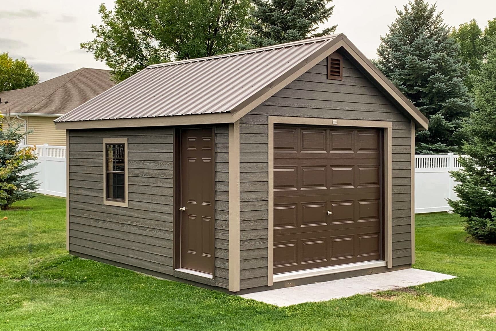 10x14 Garages For Sale In ND, SD, IA, MN | Prefab Garages