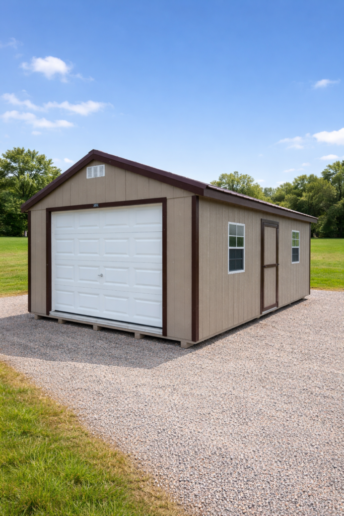 12'x20' Economy Ranch Wood Panel Garage For Sale| #70698 | Northland Sheds